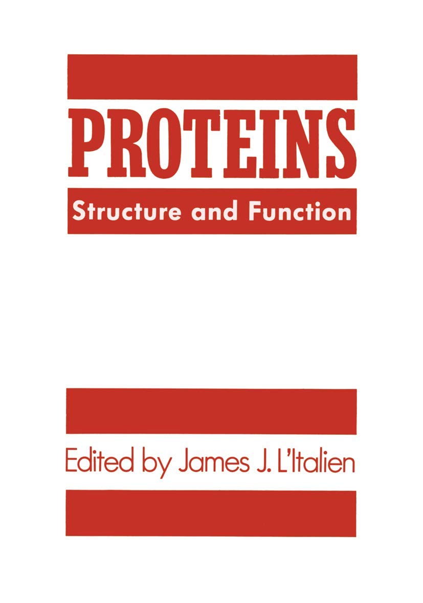 Amazon.com: Proteins: Structure and Function: 9781461290018: L'Italien ...