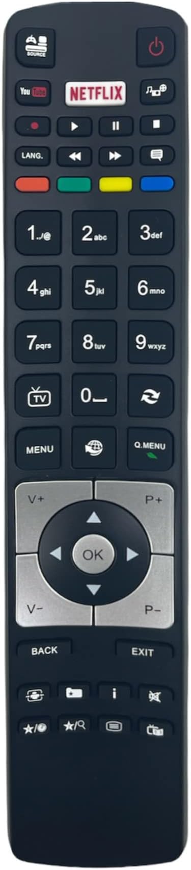 Genuine RC5117 TV Remote Control for Specific Linsar TV Models: Amazon ...