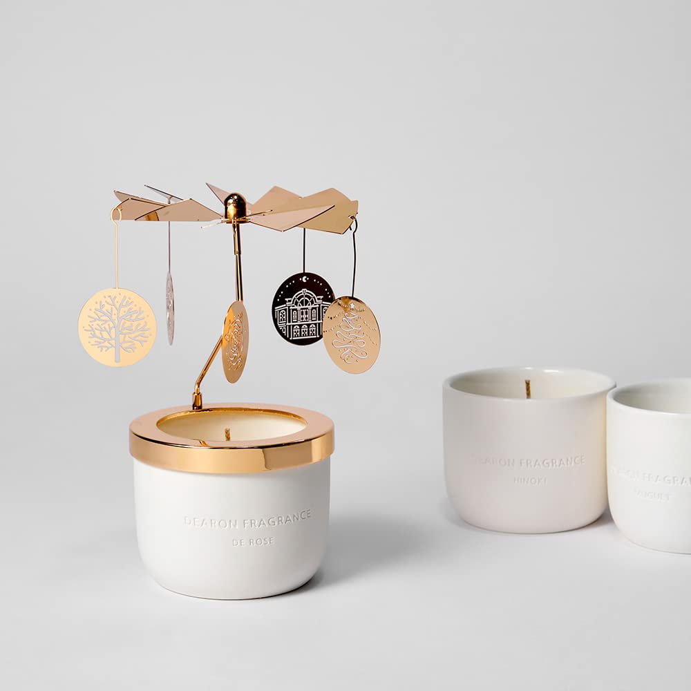 Amazon.com: DEARON DE Rose Candle Carousel Set : Home & Kitchen
