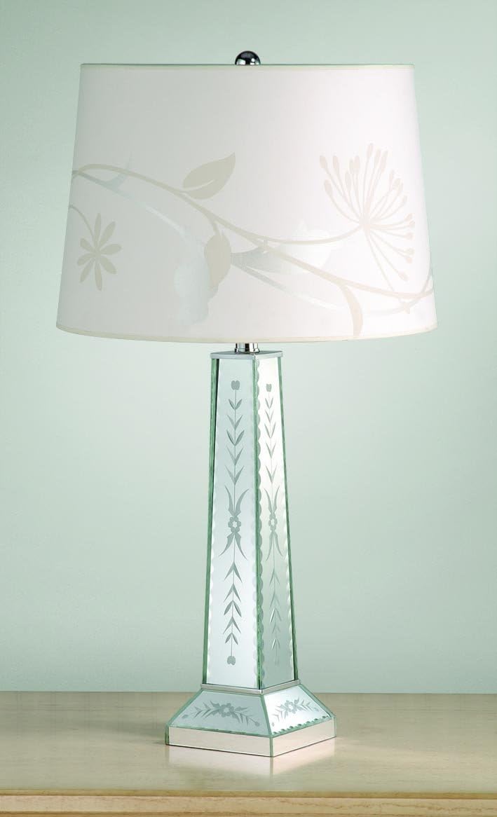 Anise Table Lamp with Eisa Shade in Chrome - Amazon.com