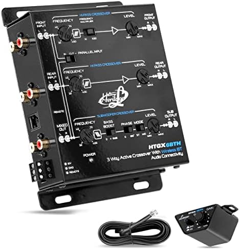 Amazon.com: Lanzar 2 and 3-Way Active Crossover - with Bluetooth ...