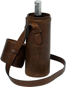 Amazon.com: Moore & Giles Wine Bottle Sling | Baldwin Oak : Home & Kitchen