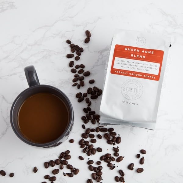 Amazon.com : Metropolitan Market, Queen Anne Blend Wb, 12 Ounce ...