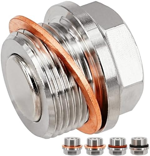 Amazon.com: Autokemat Engine Oil Pan Drain Plug with Seal Ring ...