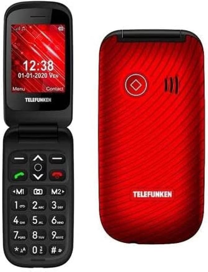 Telefunken Téléphone Portable Senior - Portable Débloqué avec Grandes ...