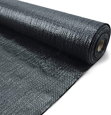 Black Plastic Poly Sheeting & Visqueen for Construction, Landscape ...