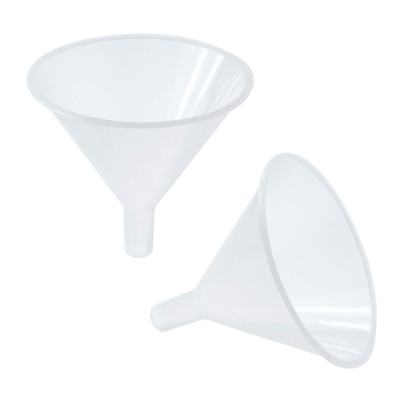 Sscon 2pcs 150ml Lab Funnel Plastic Laboratory Filter Funnel Wide Mouth ...