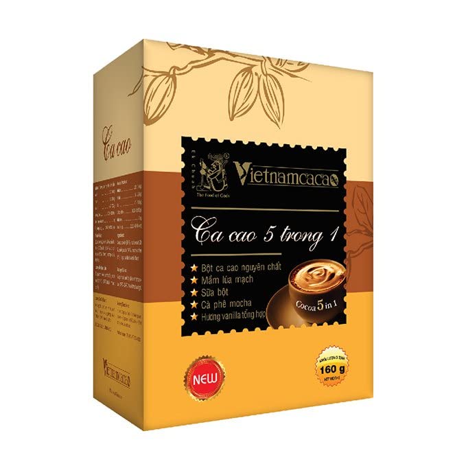 Amazon.com : Vietnamcacao - 5 IN 1 cocoa powder - milk powder, malt ...