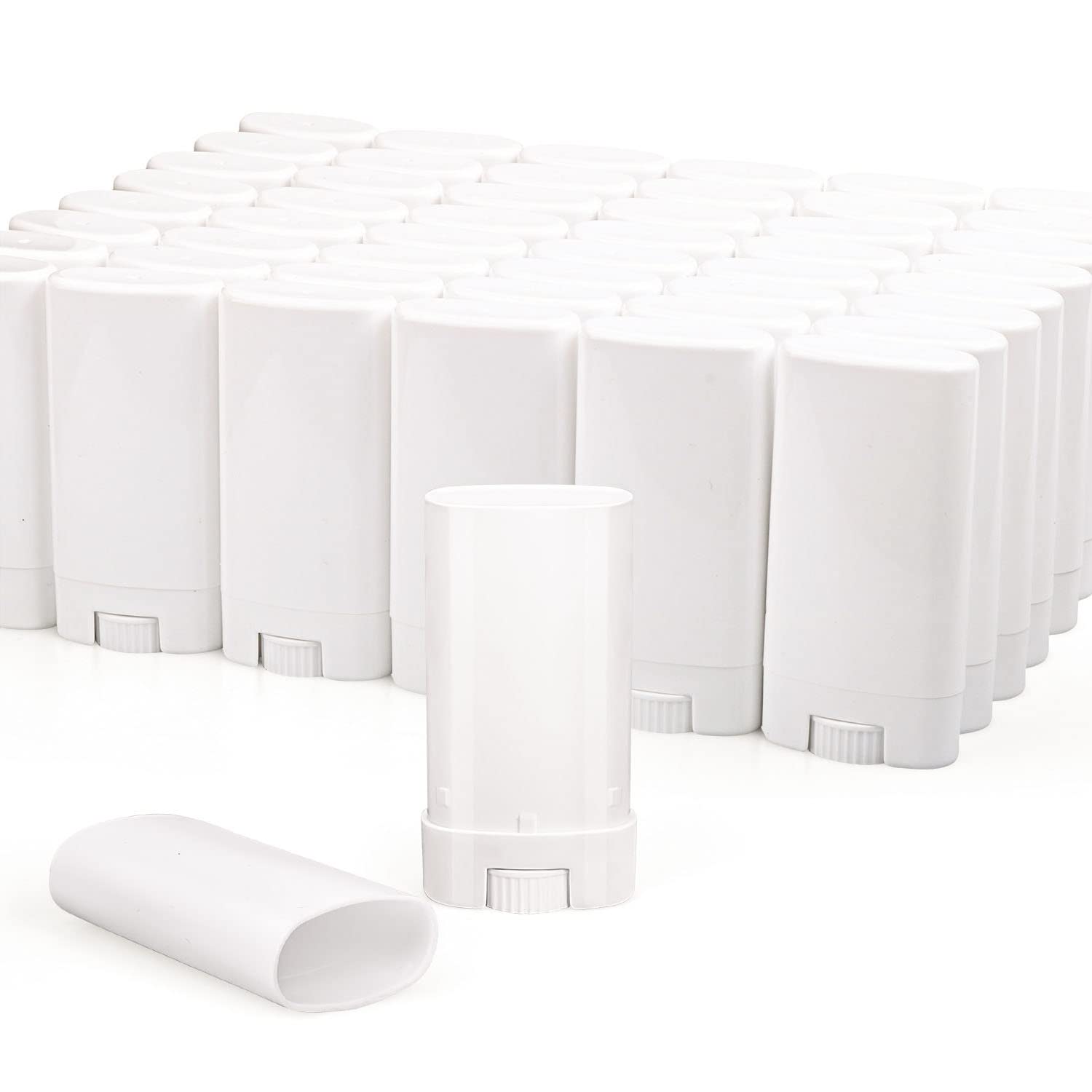 Amazon.com: 50 Pack 0.5 oz/15ml White Sample Deodorant Container,Empty ...