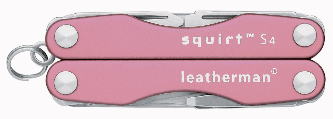 Snapklik.com : Leatherman Pink Squirt S4 Pocket Multitool And Monarch ...