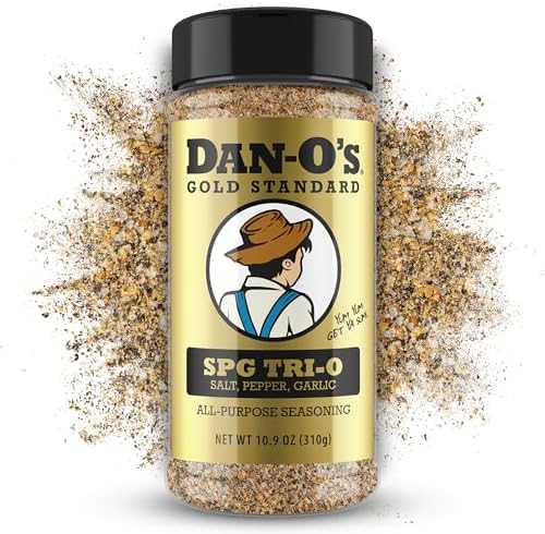 Amazon.com : Dan-O’s SPG Tri-O Seasoning – Salt, Pepper & Garlic Blend ...