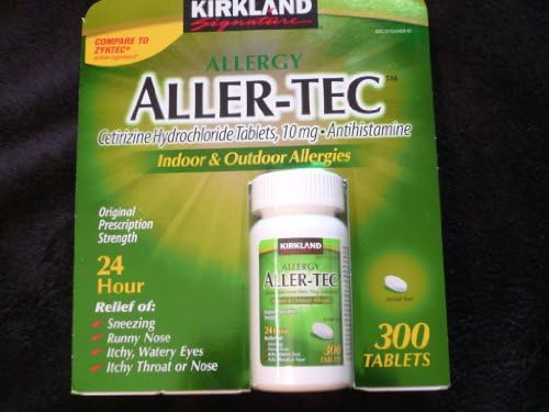Amazon.com: Kirkland Signature Aller-Tec Cetirizine Hydrochloride ...
