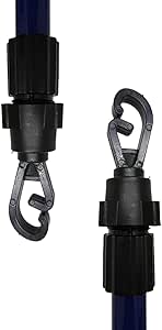 KUSH 2pk extending washing line prop, heavy duty washing line pole ...