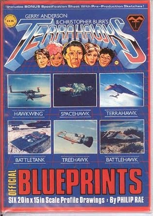 TERRAHAWKS BLUEPRINTS (Includes Bonus Specification Sheet With Pre ...