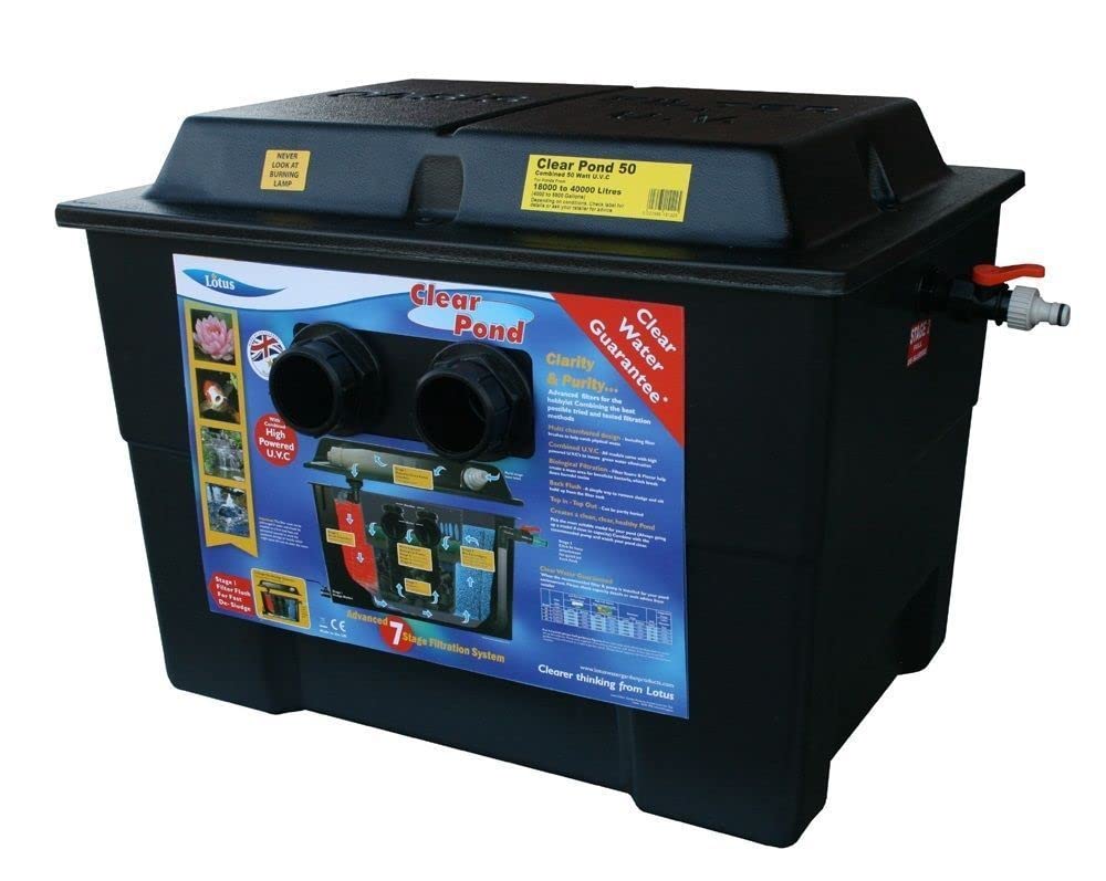 Oasis Clear Pond 7 Stage Filter 50w : Amazon.co.uk: Garden
