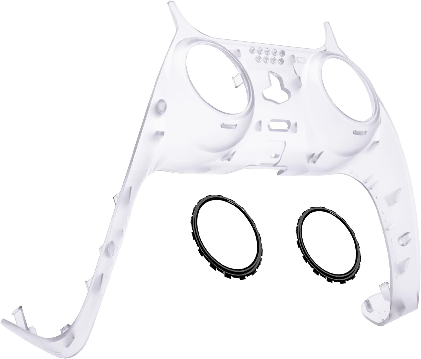 Amazon.com: eXtremeRate Clear Decorative Trim Shell Compatible with ps5 ...