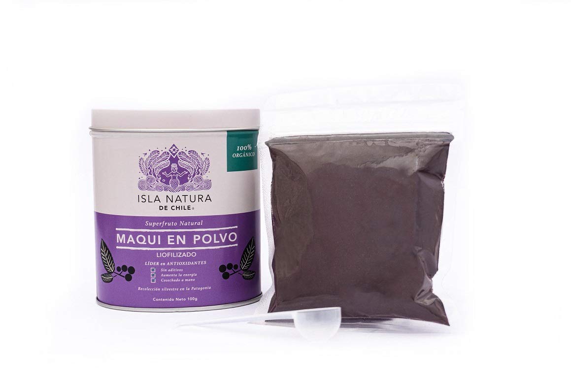Amazon.com: Premium Pure 100% Organic Maqui Berry Powder in Tin | Wild ...