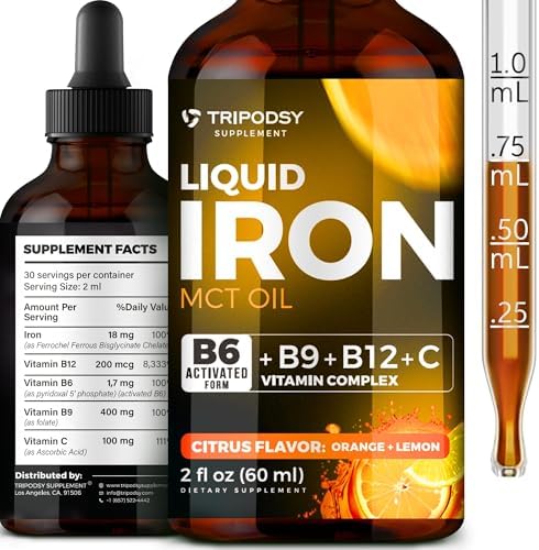Amazon.com: MegaFood Blood Builder Liquid Iron - Iron Supplement ...