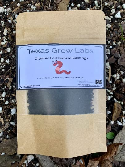 Amazon.com : Texas Grow Labs Organic Earthworm Castings 1 oz : Patio ...