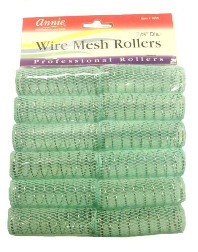 Amazon.com : Wire Mesh Rollers 7/8" Diameter #1023 by Annie : Beauty ...