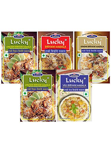 Amazon.com : Lucky Veg/Non-Veg Biryani Combo Pack (Chicken Biryani (2 ...