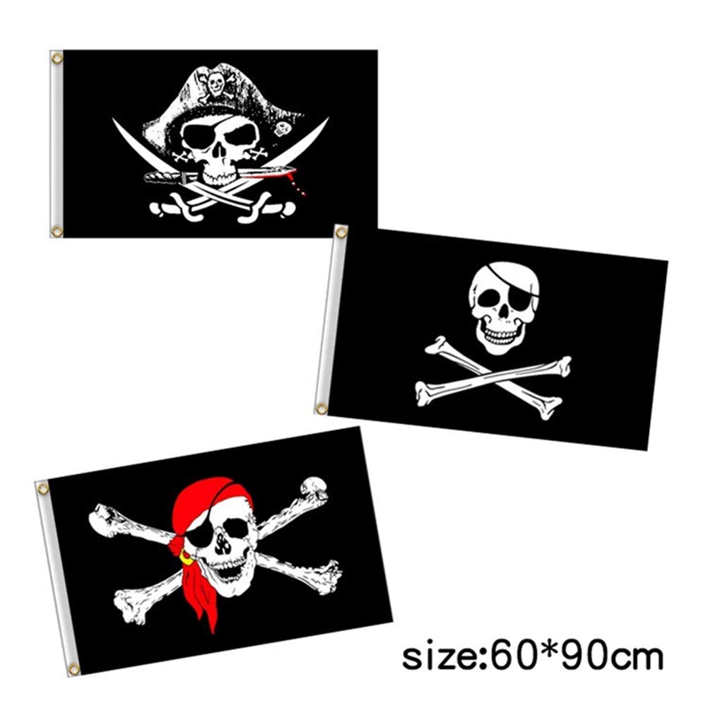 Pirate Flags Outdoor,Pirate Flags for Children AdultsPirate Flags ...