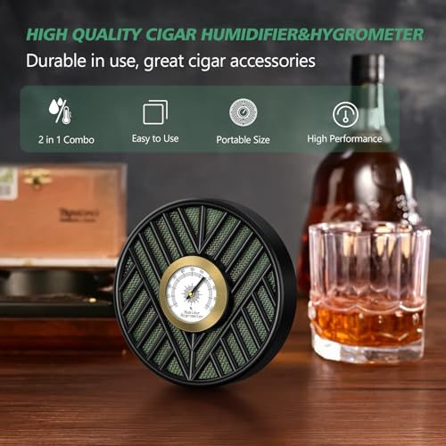 Scotte Cigar Humidifier, Cigar Humidors Humidifier, Round Cigar ...