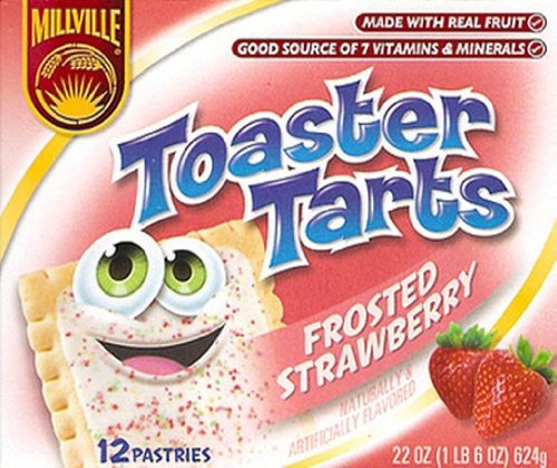 Amazon.com: Millville Toaster Tarts Frosted Strawberry, 12 Count ...