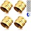 Amazon.com: UNWAVER Solid brass Garden Hose Fittings female Connectors ...