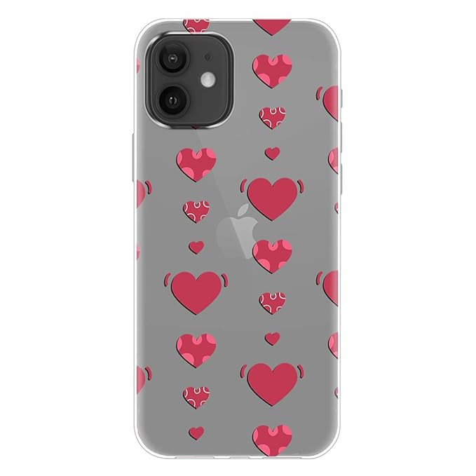 Fashionury Transparent Designer Printed Soft Back Cover for Apple ...