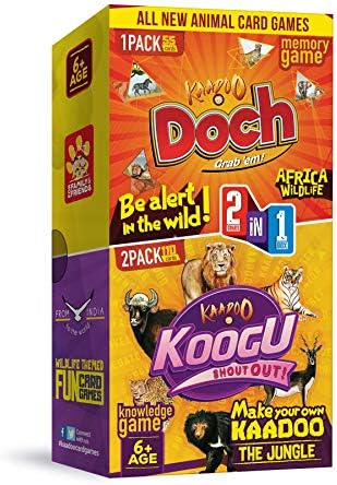 KAADOO KOOGU with DOCH 2-in-1 Combo Pattern-Matching Friendly Animal ...