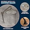 HammerHead Showers® Solid Metal Shower Head Swivel Ball Adapter, Chrome ...