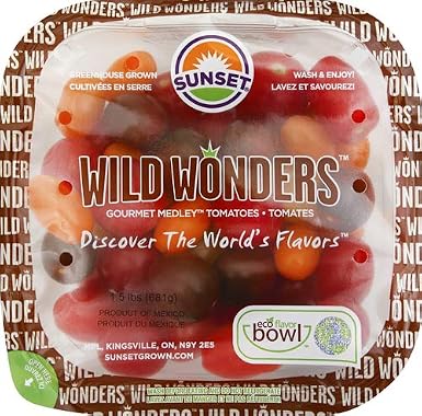 Amazon.com: Sunset, Wild Wonder Cherry Tomatoes, 24 oz : Grocery ...