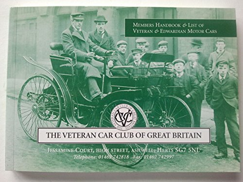 The Veteran Car Club of Great Britain Members Handbook & List of ...