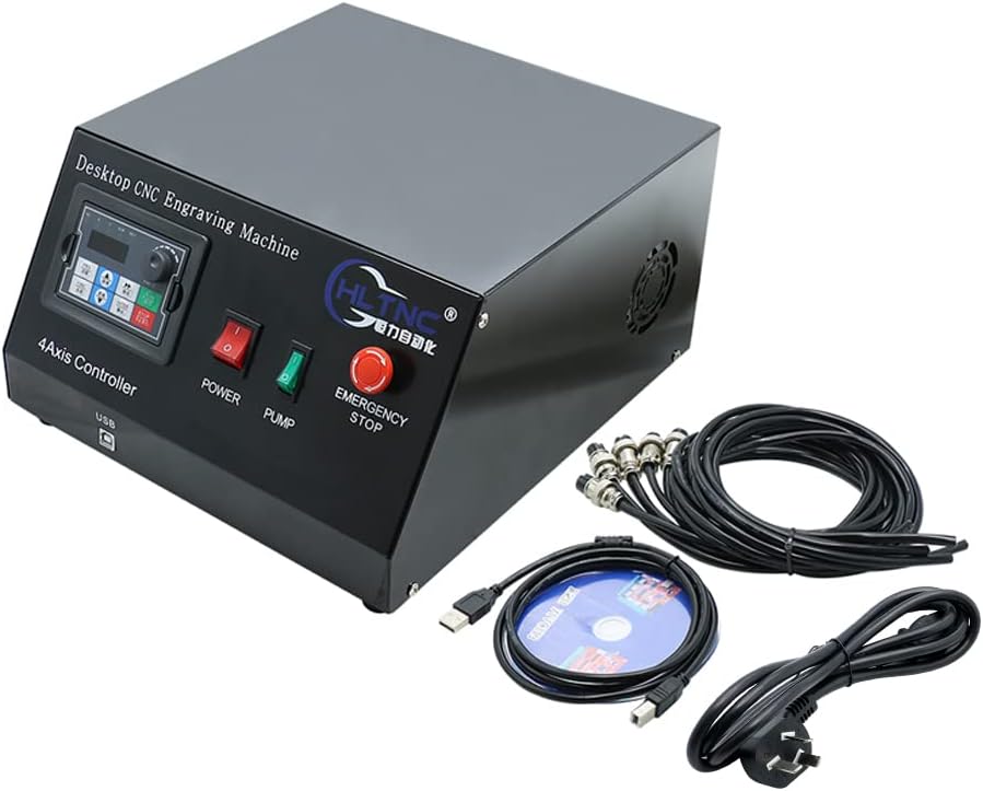 Amazon.com : 3 4 Axis Mach3 System CNC Router Controller Box with DM542 ...