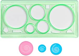Amazon.com : Circle Template, Geometric Shape Stencils Rulers Set ...