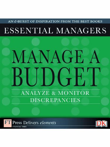 Manage a budget: Analyze and monitor discrepancies eBook : Brookson ...