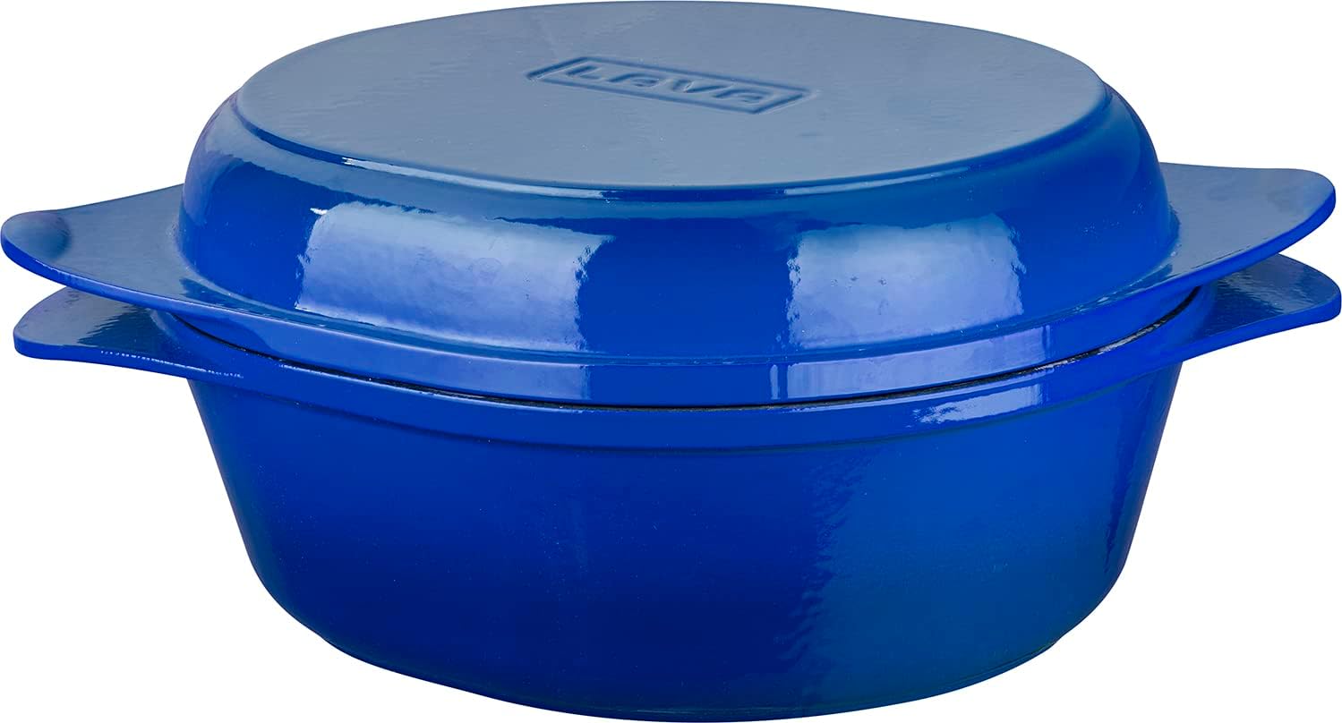 Amazon.com: Lava Cast Iron Artisan Bread Baker, Enameled Cast Iron ...