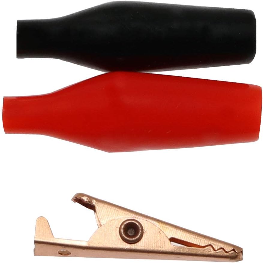 CSNSD Alligator Clip 10PCS 1.1Inch/28mm 5A Red and Black Pure Copper ...