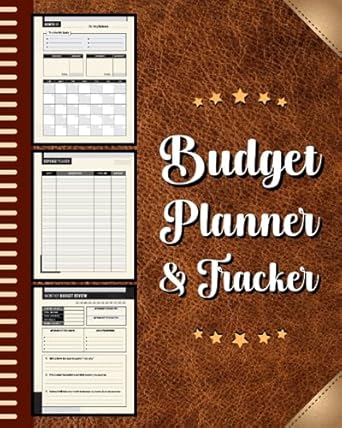Amazon.com: Budget Planner And Tracker: Income And Expense Record Book ...