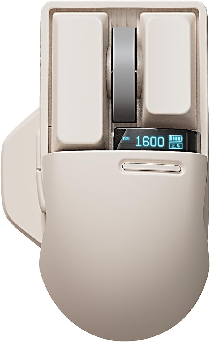 Amazon.com: LOFREE Touch PBT Wireless Mouse with USB Receiver ...