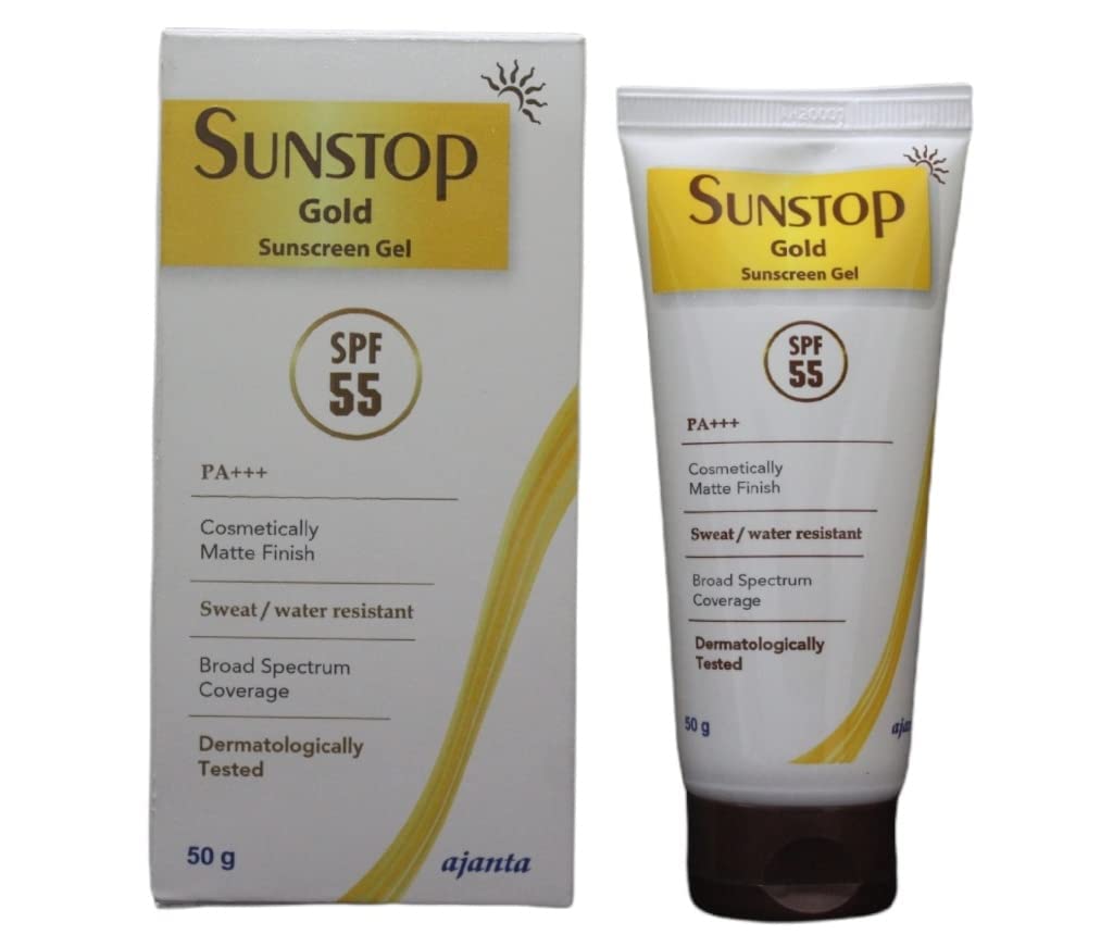 SUNSTOP GOLD SUNSCREEN SPF 55 [50GM] : Amazon.in: Beauty