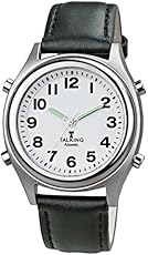 Atomic! Talking Wrist Watch w/Alarm,Speaks Time, Day,Date & Year