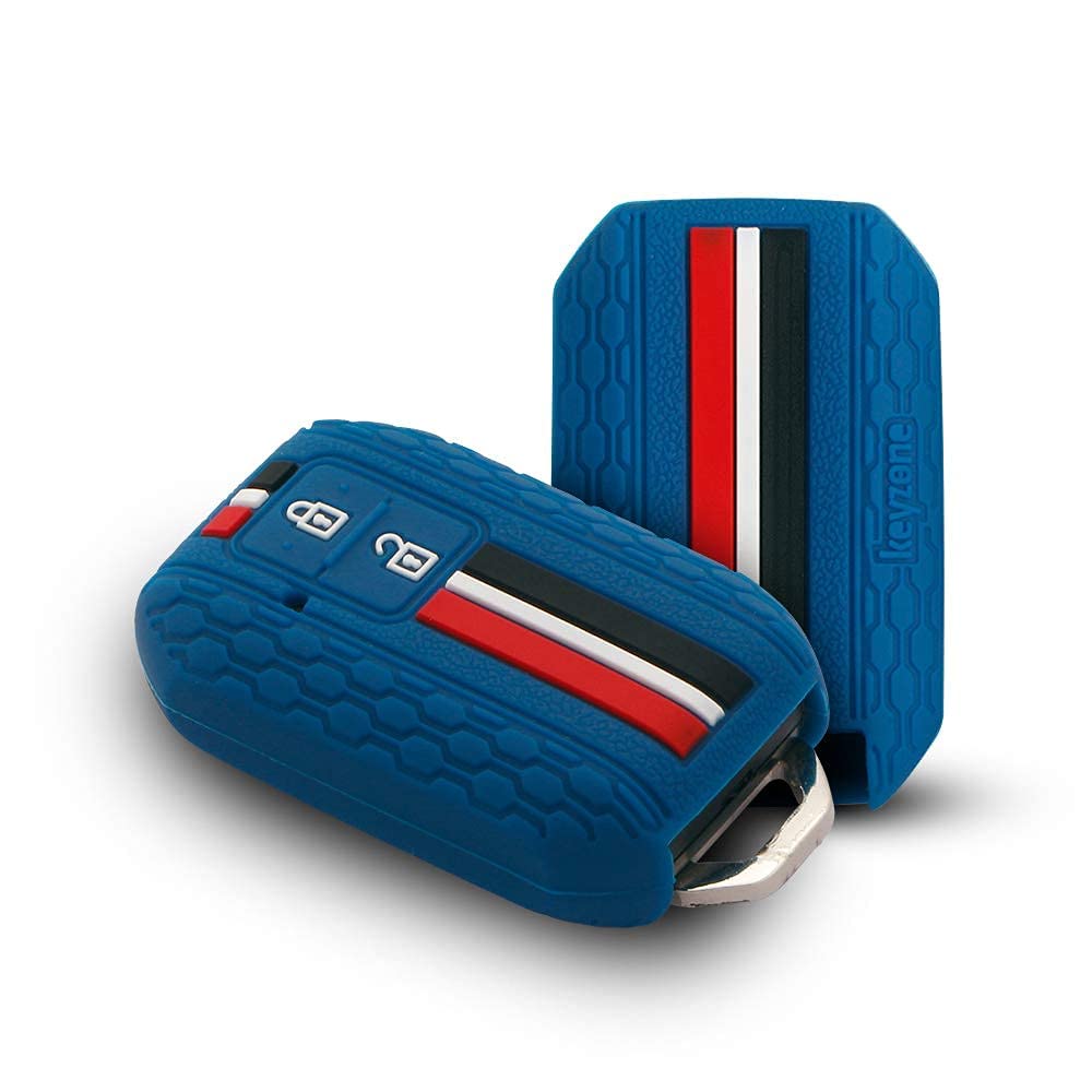 Keyzone® Striped Silicone Key Cover Compatible for Suzuki Baleno, XL6 ...