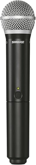 Amazon.com: Shure BLX2/PG58 Handheld Wireless Transmitter with PG58 Vocal Microphone Capsule ...