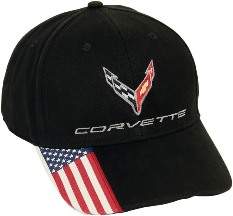 C8 Corvette Hat - Next Generation Stars & Stripes American Flag Patriot ...