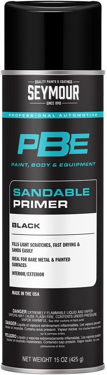 Amazon.com: SEM 42003 Black High Build Primer (3) : Automotive
