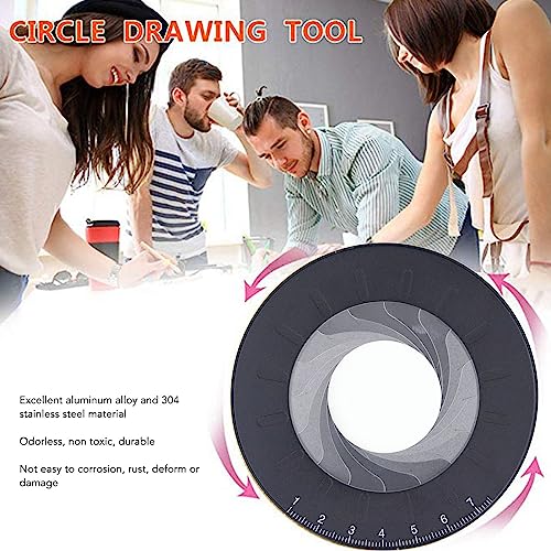 Circle Drawing Maker with Carving Tool, Adjustable Rotatable Round ...