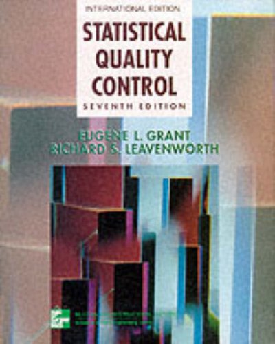 Statistical Quality Control: Eugene L. Grant: 9780071163200: Amazon.com ...