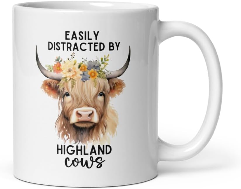Amazon.com: Highland Cow Mug, Highland Cow Coffee Mug, Cow Coffee Mug ...